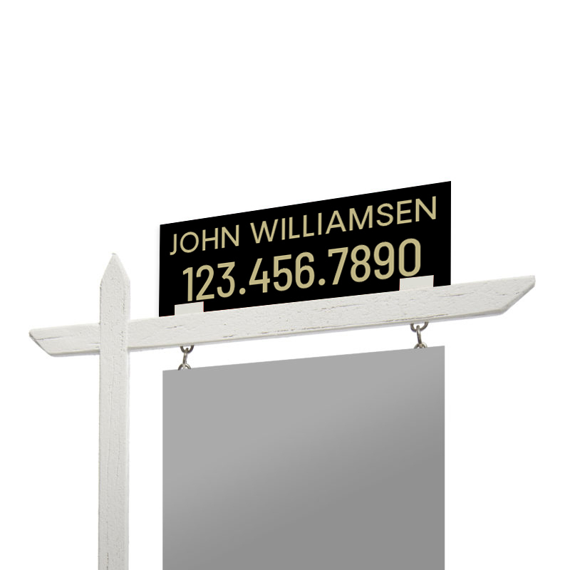 18×6 Century 21 4mm Coroplast Sign Riders | BRANDco.